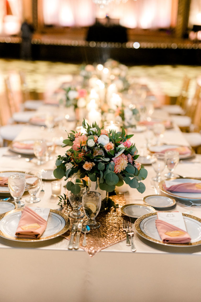 Indiana State House Wedding | Indiana Roof Ballroom Reception