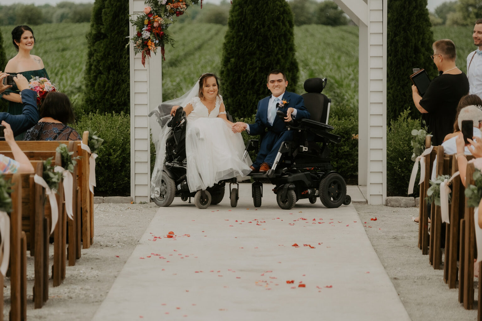Wheelchair Wedding at White Willow Farms | Love on Wheels