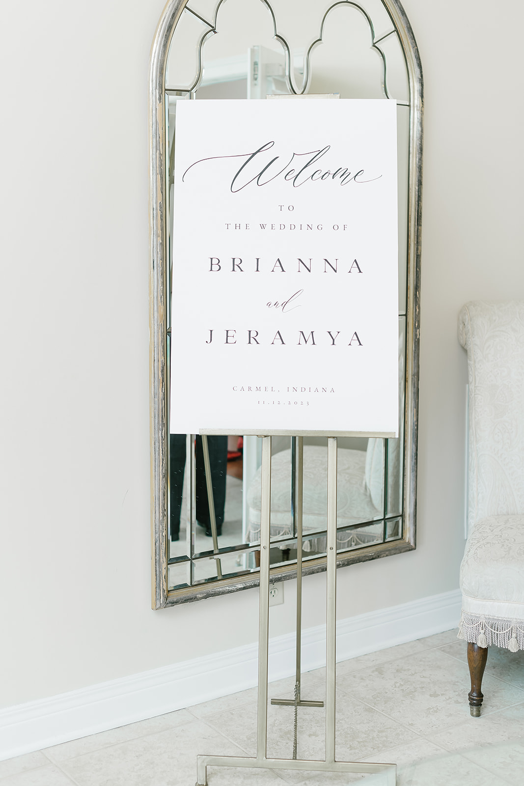 Ritz Charles Wedding | Monochromatic Vibes