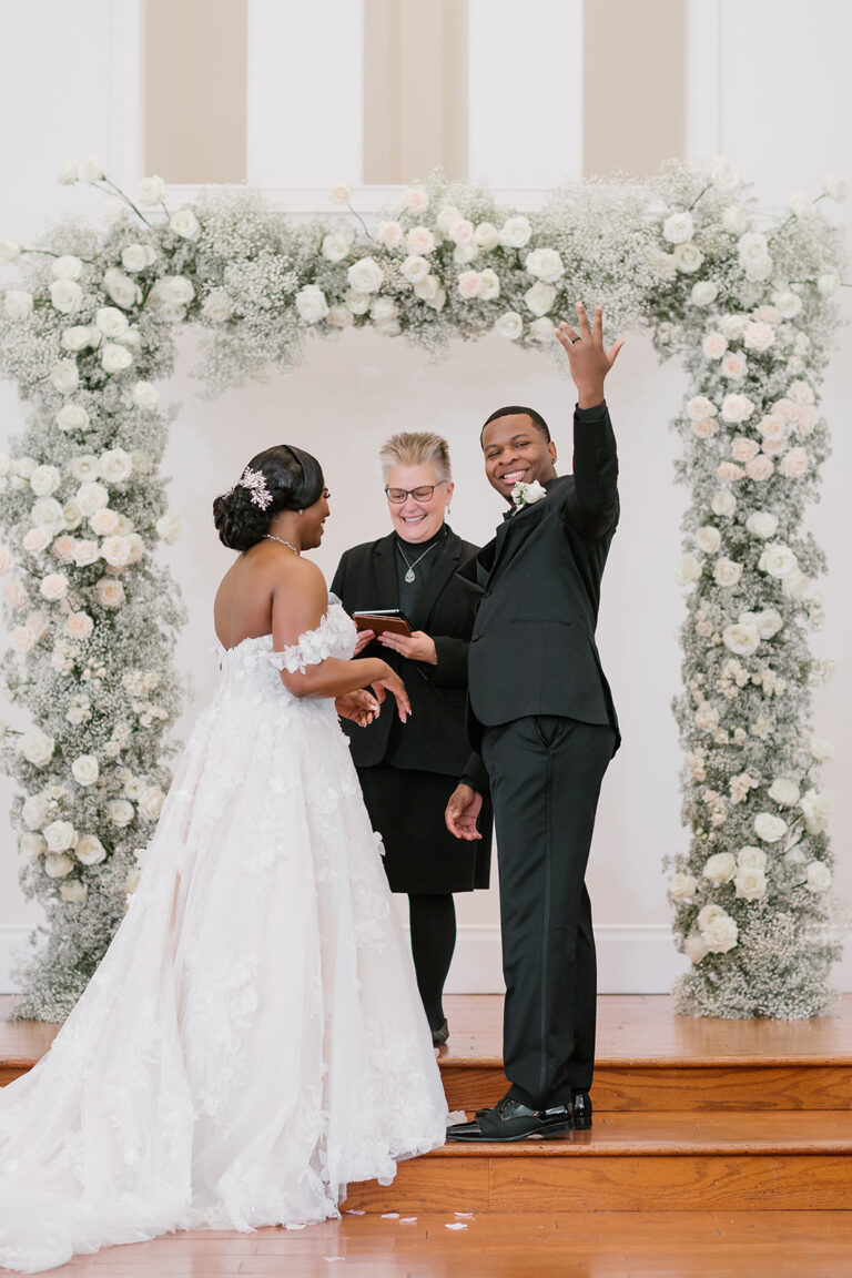 Ritz Charles Wedding | Monochromatic Vibes
